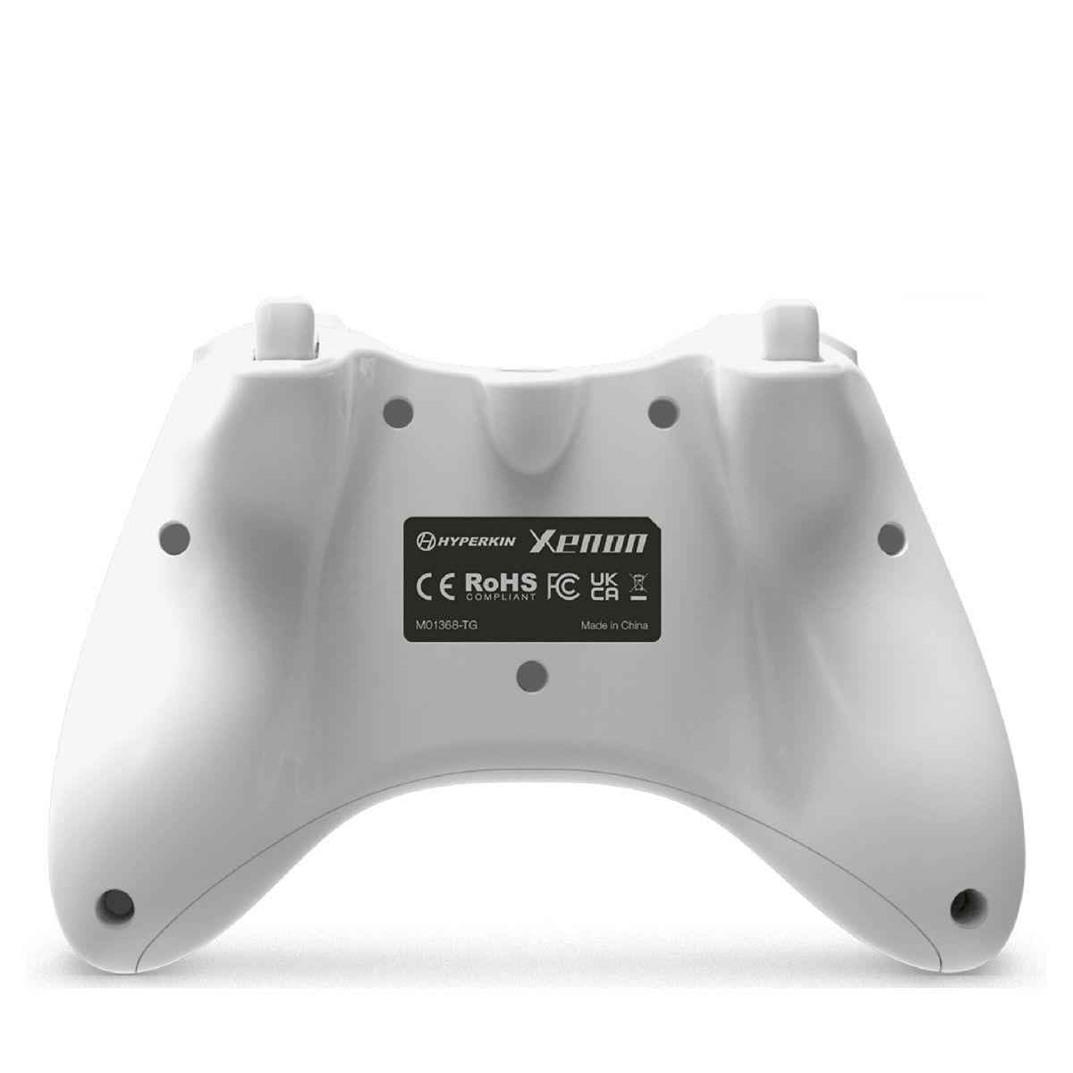 Hyperkin Xenon Wired Controller - White - Officially licensed Xbox 360 Controller replica for use with Xbox Series X|S, Xbox One, Windows 10|11, PC, Video Game Controller, 3.5MM Audio Jack, Impulse Triggers, Plug and Play Gaming Gamepad