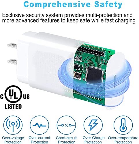 Samsung S23 Super Fast Charger,25 Watt PD USB C Type C Charger for Samsung Galaxy S22/S22 Plus/S22 Ultra 5G/A14/Z Flip 3/S21/S21 Plus/S21 Ultra 5G/S20/S20 Plus/S20 Ultra,with 5-ft USB C to USB C Cable