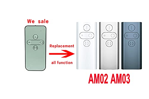 Easytry Remote Control for Dyson AM02 AM03 919591-03 919591-01 9387063 Tower Air Multiplier Fan
