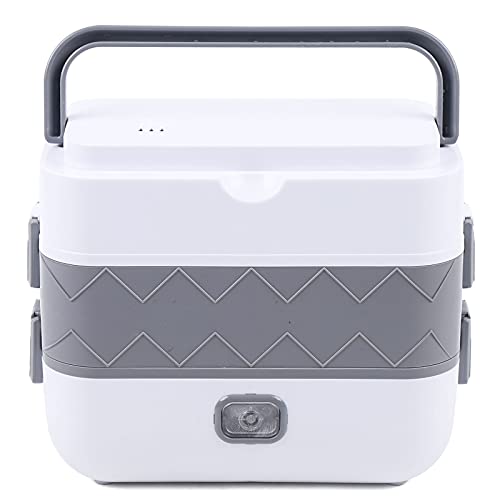DYRABREST Double-Layer Electric Lunch Box Food Warmer Heater 110V Portable Rice Cooker Heating Container for Home Office Worker Cooking Meals Soup