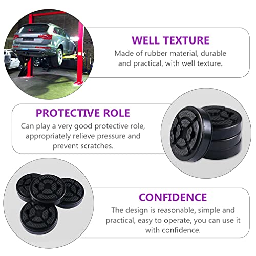 Wakauto 4pcs Professional Two- Post Lifting Rubber Pad Car Lift Point Pad for Protection