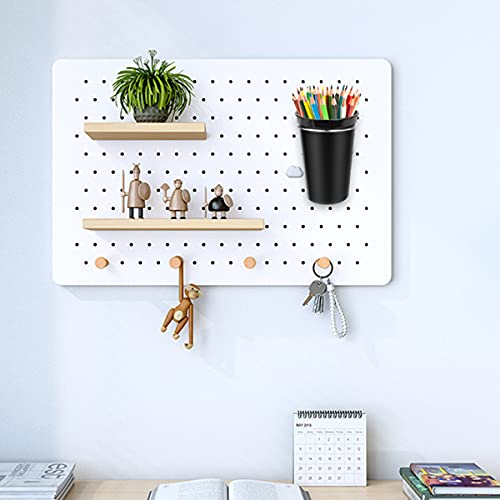 Pegboard Bins with Rings 6 Sets, Pegboard Ring Styles Hooks, Pegboards Cups Holder for Accessories, Pencils, Craft Tools, and Other Assortments Organizing (2021 Black)