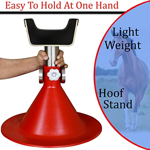 AAProTools Standard Size Farrier Stand Equine Trimming Shoeing Barefoot With Free Hoof Knife Gift