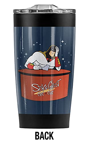 Logovision Space Ghost Great Galaxies Stainless Steel Tumbler 20 oz Coffee Travel Mug/Cup, Vacuum Insulated & Double Wall with Leakproof Sliding Lid | Great for Hot Drinks and Cold Beverages