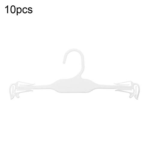 Clothes Hanger, 10Pcs Plastic Socks,Clothes Bra Underwear Hanger Wardrobe Closet Drying Rack Organizer - Black