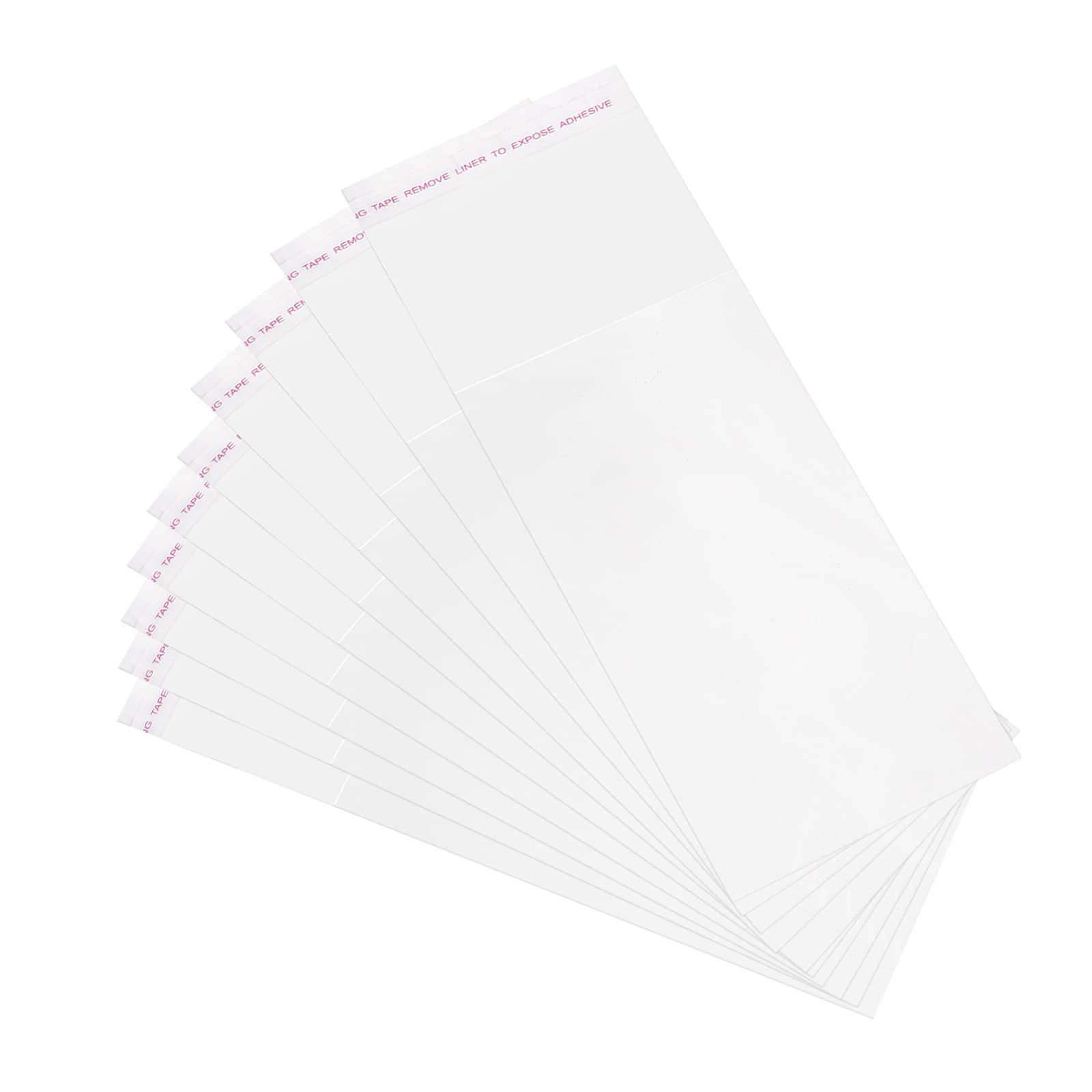 uxcell 1000Pcs Clear Cello Bags, 2" x 4" Plastic Self Sealing OPP Cello Treat Bags Cello Poly Bags for Packing Cookies Candy Jewelry Gifts, Clear