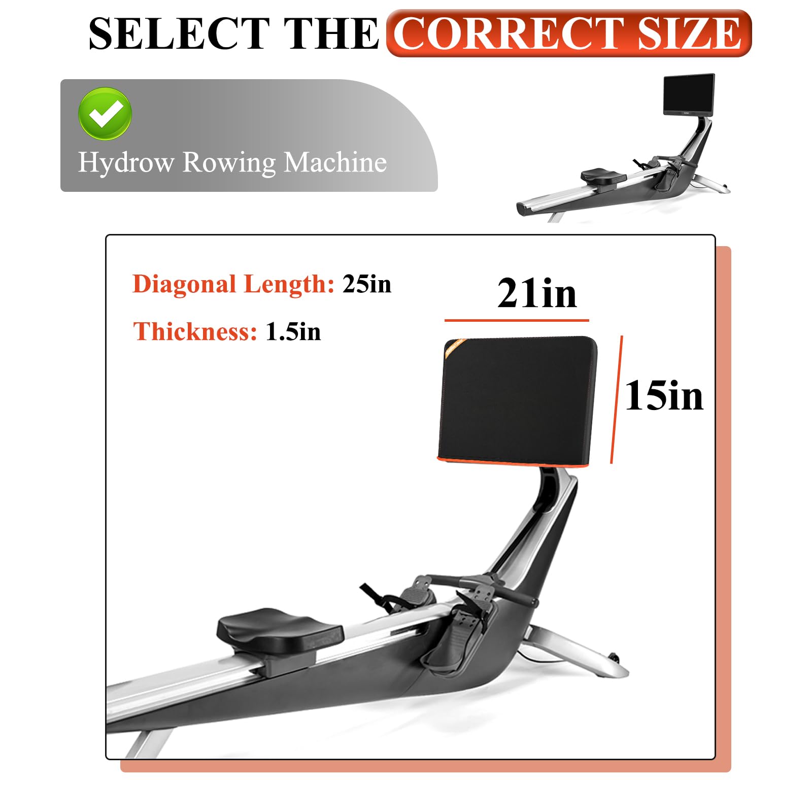 Neoprene Screen Cover for Hydrow Rowing Machine - Neoprene Monitor Cover with Super-Soft Velvet, Neoprene Screen Protector Compatible with Hydrow Rower Screen from Dust and Damage