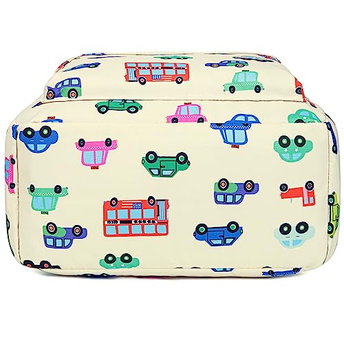 CAMTOP Preschool Backpack for Kids Boys Girls Toddler Backpack Kindergarten School Bookbags(Age 3-8 Year,Car)