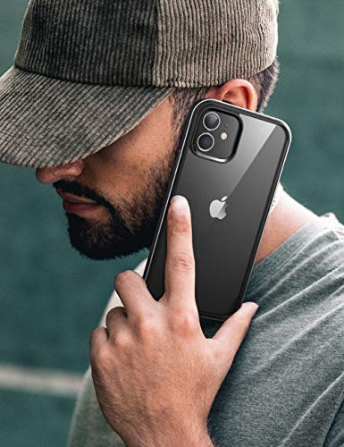 SUPCASE Unicorn Beetle Edge Series Case Designed for iPhone 11 (2019 Release) 6.1 Inch, Slim Frame Case with TPU Inner Bumper & Transparent Back (Black)