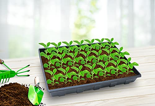 Gardzen 10-Pack Plant Trays Without Holes 17.3" x 13" x 2.3"