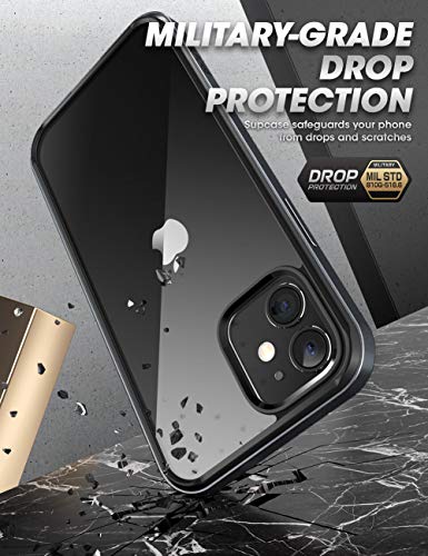 SUPCASE Unicorn Beetle Edge Series Case Designed for iPhone 11 (2019 Release) 6.1 Inch, Slim Frame Case with TPU Inner Bumper & Transparent Back (Black)