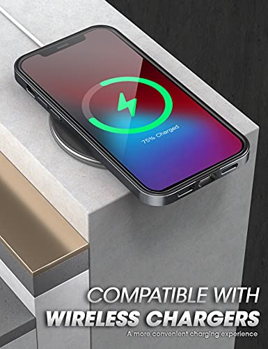 SUPCASE Unicorn Beetle Edge Series Case Designed for iPhone 11 (2019 Release) 6.1 Inch, Slim Frame Case with TPU Inner Bumper & Transparent Back (Black)