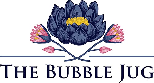 The Bubble Jug® Dark Cobalt Blue 50 fl oz 1.5L Litre Extra Large Glug Gurgle Pitcher Jug - Fish Shaped Jug - Decorative Ceramic Glugging Cocktail, Water and Gin Jug and Gurgling Carafe Pot
