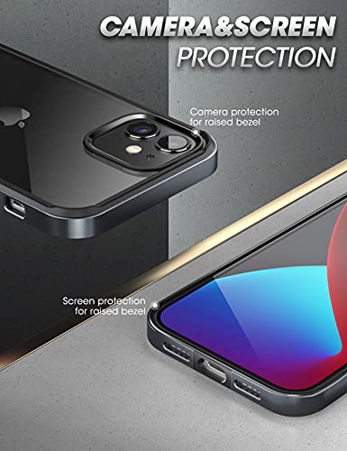 SUPCASE Unicorn Beetle Edge Series Case Designed for iPhone 11 (2019 Release) 6.1 Inch, Slim Frame Case with TPU Inner Bumper & Transparent Back (Black)