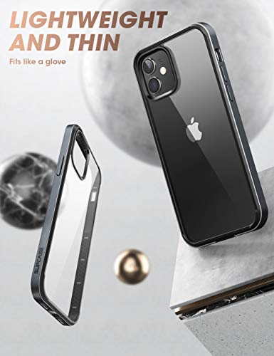 SUPCASE Unicorn Beetle Edge Series Case Designed for iPhone 11 (2019 Release) 6.1 Inch, Slim Frame Case with TPU Inner Bumper & Transparent Back (Black)