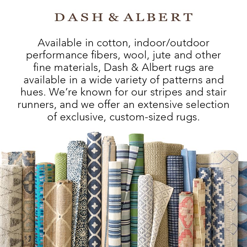 Dash and Albert Rope Indoor/Outdoor Area Rug - 2.5' x 12' Runner Ivory Solid Handwoven Accent Rug - Durable, Fade Resistant, Washable, High Traffic Friendly