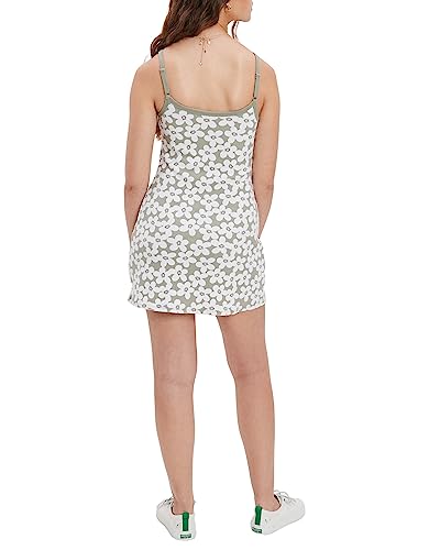 American Eagle X The Summer I Turned Pretty Ribbed Knit Mini Dress Green