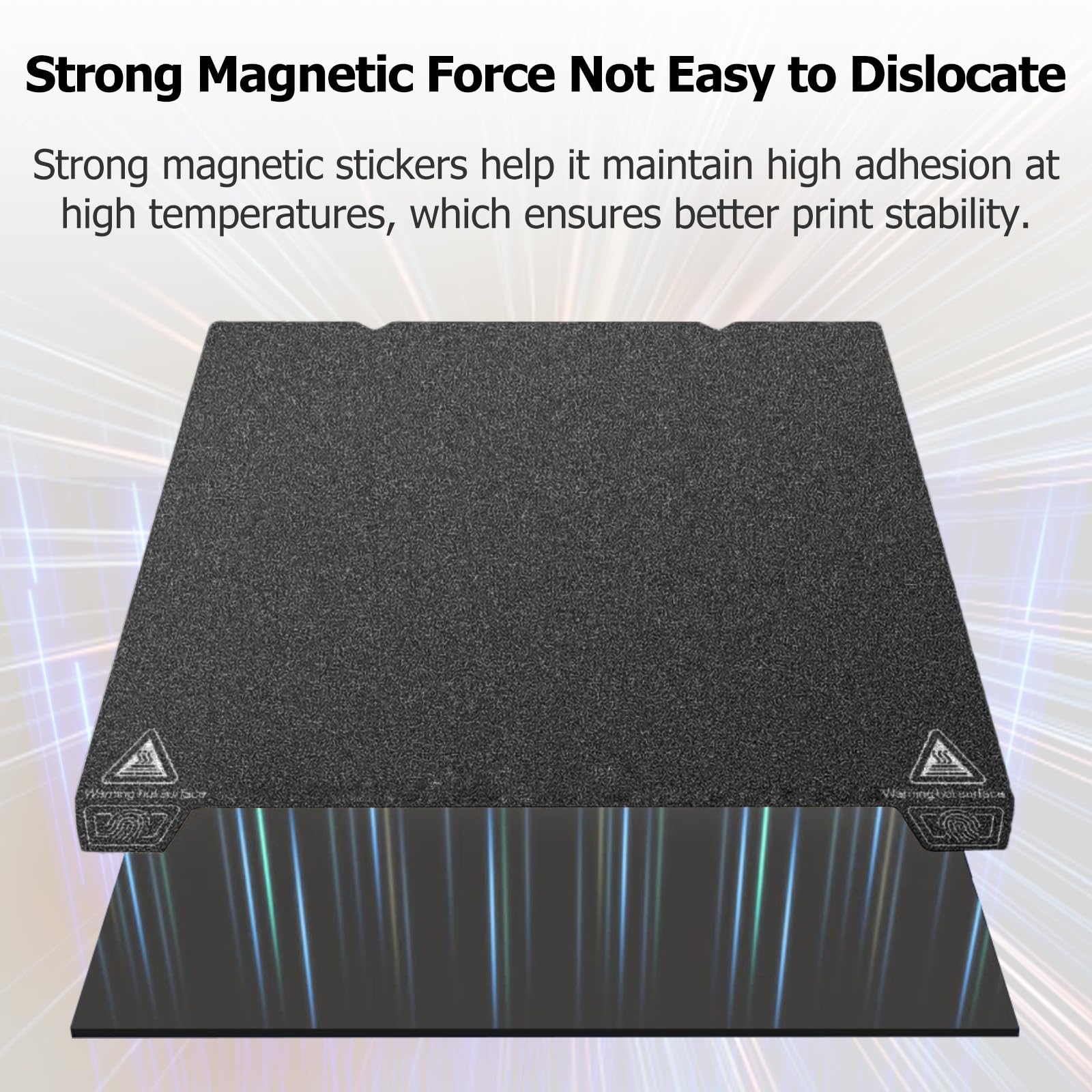PEI Sheet Double Sided Textured 235mmx235mm with Flexible Steel Magnetic Bed 3D Printer Build Surface for Creality Ender 3/Ender 3 Pro/Ender 3 V2/Ender 3 S1/Ender 3 S1 Pro/Ender 3 Neo/Ender 3 V2 Neo