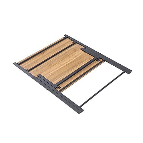 Ball & Cast Folding Computer Desk Foldable Laptop Table 2 Tiers, 32" W, Natural