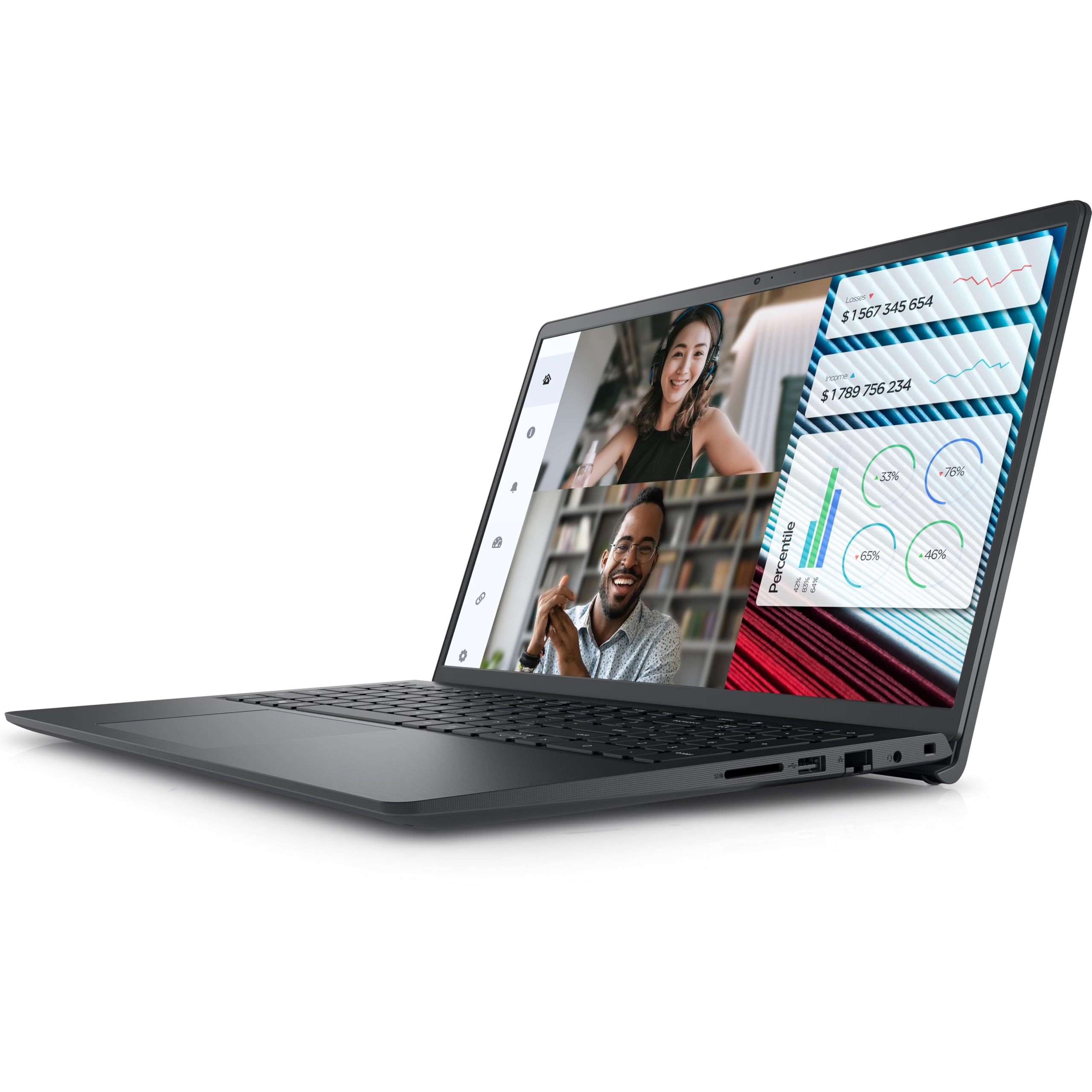 Dell Vostro 3000 3500 Series 15.6" Business Laptop Computer, Intel Core i5-1135G7 (Beat i7-1065G7), 32GB DDR4 RAM, 1TB PCIe SSD, 802.11AC WiFi, Bluetooth, Carbon Black, Windows 11 Professional