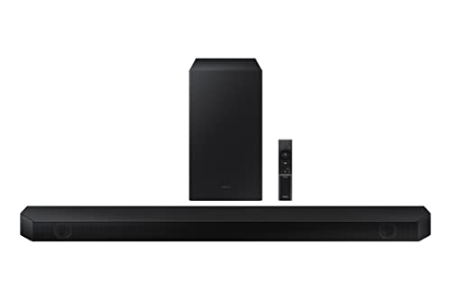 SAMSUNG QN55S90CAFXZA 55 Inch 4K OLED Smart TV with AI Upscaling with a HW-Q60B 3.1ch Soundbar and Subwoofer with DTX Virtual:X (2023)(USED)