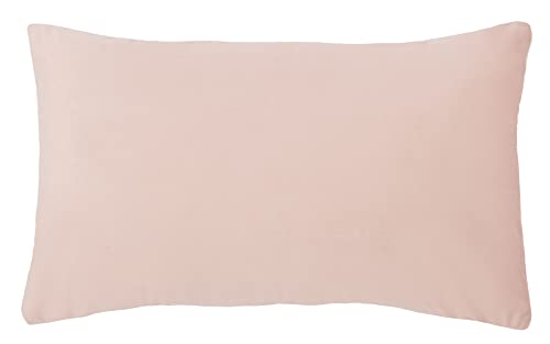 Safavieh Home Collection Sarla Art Deco 12 x 20-inch Blush/Gold Decorative Accent Pillow PLS7144B-1220, 12"x22"