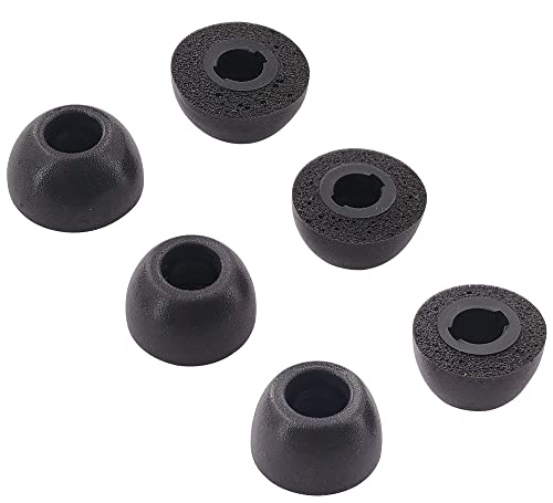 ALXCD Foam Ear Tips Replacement for Galaxy Buds Pro Headphones, S/M/L 3 Pairs Soft Foam Earbud Tips, Fit for Galaxy Buds Pro Earbuds SM-R190, Foam, S/M/L