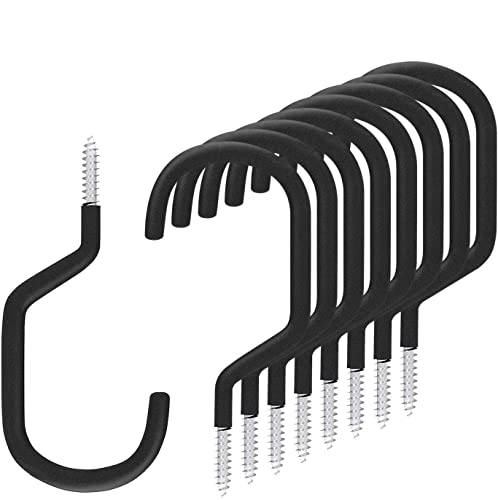 9 Pack Bike Storage Hooks with 9 Pack Hook and Loop Storage Straps Extension Cord Straps