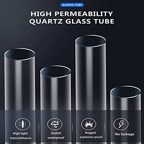 TAISHAN Aquarium Clean Light,13 W UV Sanitizer Submersible Light with Timer,Aquarium Water Clean Green Clear Waterproof Clean Lamp for Pond,Swimming Pool,Indoor