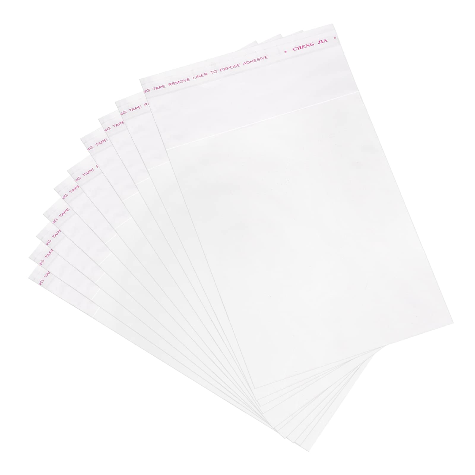 uxcell 1000Pcs Clear Cello Bags, 3" x 4" Plastic Self Sealing OPP Cello Treat Bags Cello Poly Bags for Packing Cookies Candy Jewelry Gifts, Clear