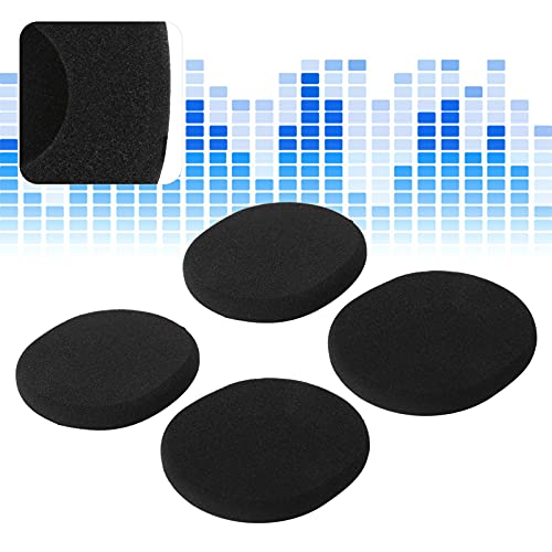 Headphone Ear Pads, 2Pair Cushion Headset Earpads Earmuffs Replacement Earbuds Cover for Logitech H800(Black)