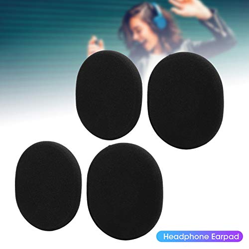 Headphone Ear Pads, 2Pair Cushion Headset Earpads Earmuffs Replacement Earbuds Cover for Logitech H800(Black)