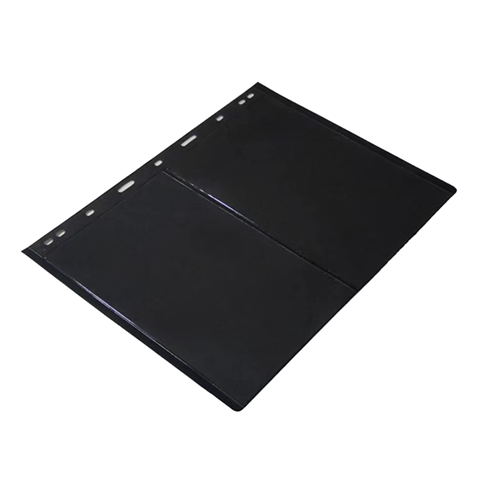 MUQING Stamp collecting storage supplies, 20 Sheets Stamp Pages Sleeves for Stamp Album Binder, Toughness Not easy to creak (1 and 2 Rows)