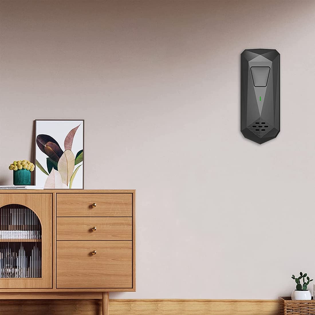verty Plug-in Air Purifier, Mini Portable Air Purifier, Ion Generator Air Purifier Suitable for Pet Bedroom Black US Plug