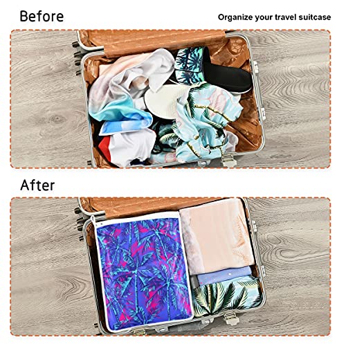 Trees Bright Pink Laundry Mesh Bag Delicates Lingerie Laundry Wash Bag Heavy Duty with Zipper Clothing Washing Bags for Packing Travelling Washing
