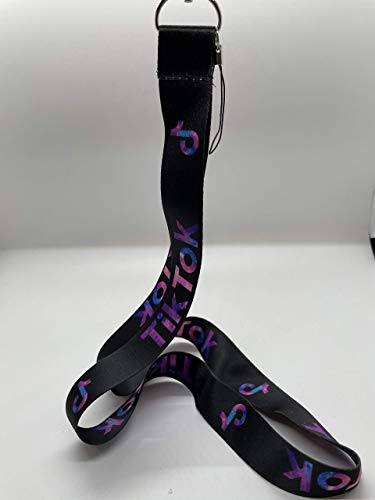 TikTok Key Lanyard Badge ID Holder TIK Tok Keychain