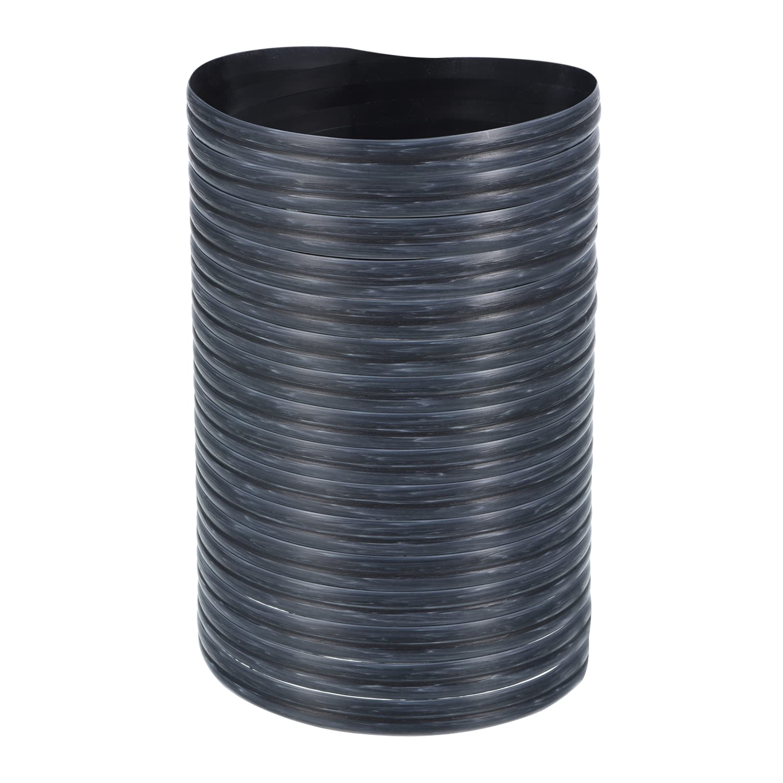 PATIKIL Wicker Repair Kit, 30m/98ft PE Rattan Replacement Repair DIY Set for Wicker Fixing Furniture Patio Furniture Repair, Gray White Stripe