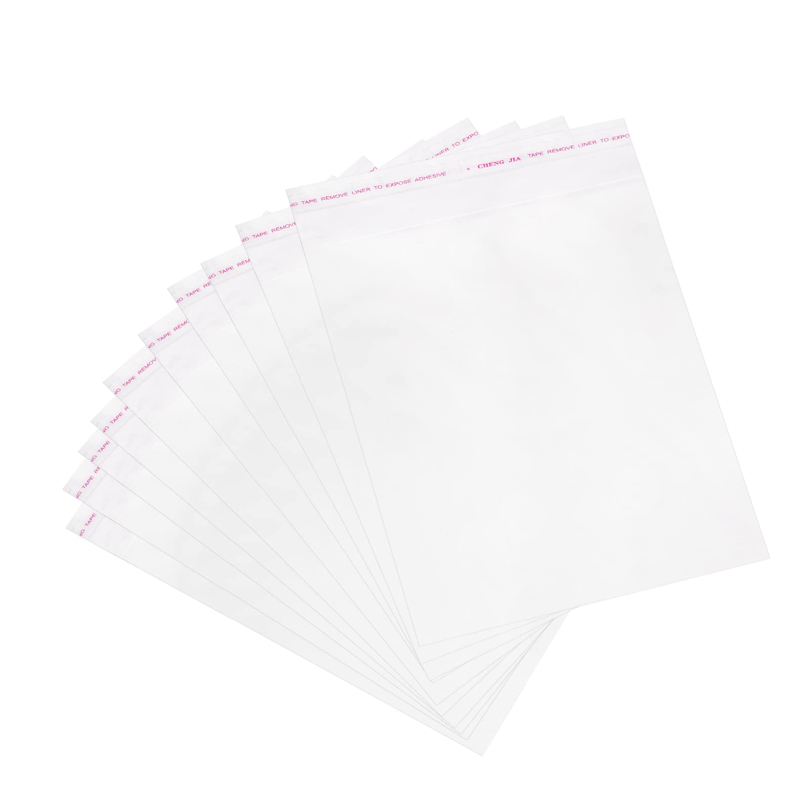 uxcell 200Pcs Clear Cello Bags, 4" x 4.73" Plastic Self Sealing OPP Cello Treat Bags Cello Poly Bags for Packing Cookies Candy Jewelry Gifts, Clear