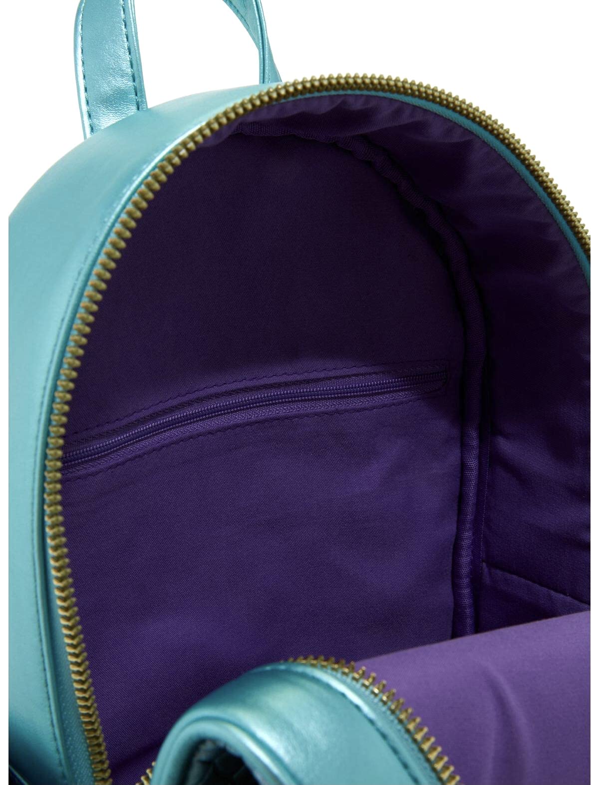 Her Universe Disney The Little Mermaid Ombre Scales Mini Backpack GREEN NONE