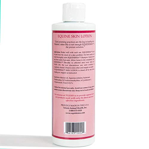 EQUIDERMA (2 Pack) Horse Skin Lotion and Zinc Oxide Paste 16oz with 10ct pet Wipes