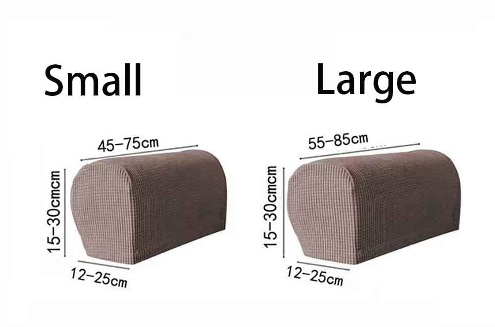Lsmoosu Stretch Armrest Covers for Chairs and Sofas Couch Arm Covers for Sofa Spandex Jacquard Armrest Covers Anti-Slip Furniture Protector Washable Armchair Slipcovers for Recliner (Large,Pink)