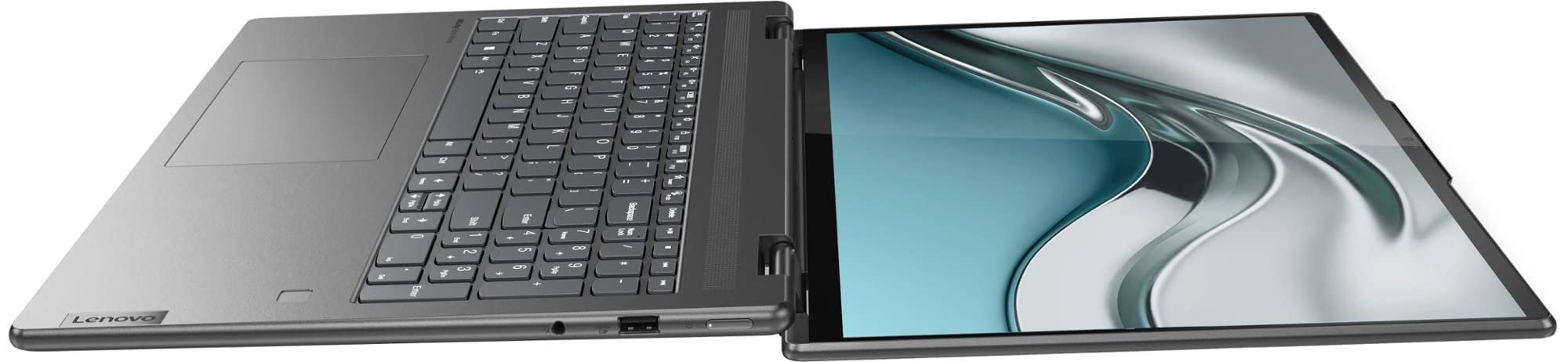 Lenovo 2022 Yoga 7i 16" 2.5K Touch 2-in-1 Laptop Intel Evo Platform Core i5-1240P, 8GB Memory, 2TB SSD, Backlit Keyboard, Fingerprint, Windows 11, Storm Grey, W/GaLiMu