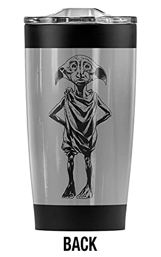 Logovision Harry Potter Dobby Stainless Steel Tumbler 20 oz Coffee Travel Mug/Cup, Vacuum Insulated & Double Wall with Leakproof Sliding Lid | Great for Hot Drinks and Cold Beverages