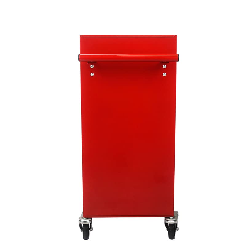 nifoti 4 Drawers Tool Cart on Wheels,Rolling Tool Box Tool Storage, Drawers Rolling Tool Box Organizer Tool Case for Garage, Warehouse, Workshop, Repair Shop (4 Drawers(Red))