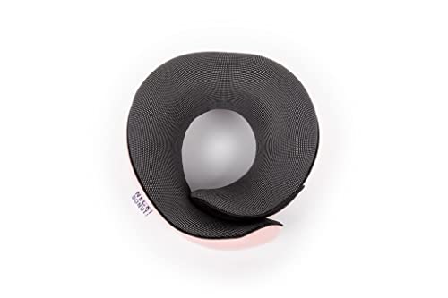 NECK DONUT - Neck Pillows for Travel - Airplane Pillow – Memory Foam for Kids & Adults – Travel Neck Pillow & Airplane Travel Essentials for Sleeping Support On Flight Or Car (Pink)