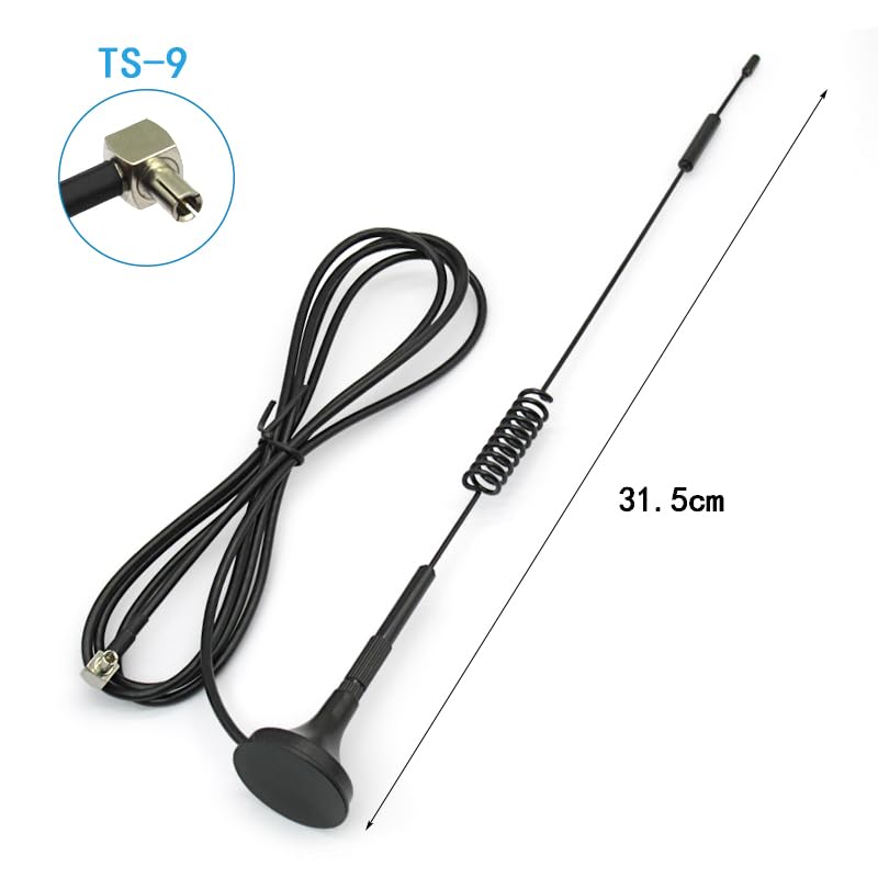 10dBi External 4G LTE 5G Dual TS9 Magnetic Antenna for Netgear AT&T Nighthawk M6 MR6110 MR6500 M5 MR5100 MR5200 M1 MR1100 Verizon Jetpack 8800L MiFi Hotspots Netgear LB1120 Router, Slinkdsco