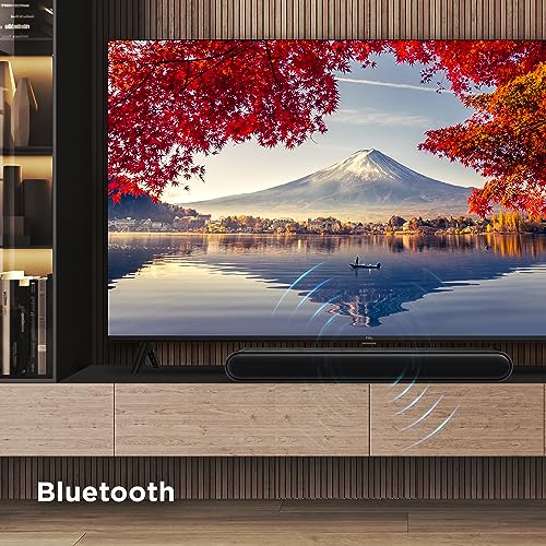 TCL 3.1ch Sound Bar with Wireless Subwoofer, (S4310, 2023 Model), Built-in Center Channel, Dolby Audio, DTS Virtual:X, Bluetooth, Wall Mount and HDMI Cable Included,Black