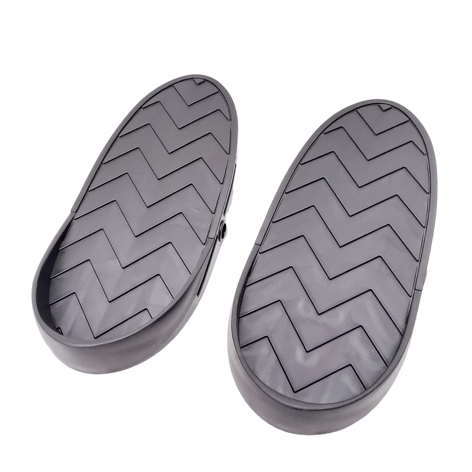 Set of 2Pcs Rowing Machine Foot Pedals 11.8x5inch Replacements Practical Easily Assembled and Store Fitness Equipment Accessories Anti Slip