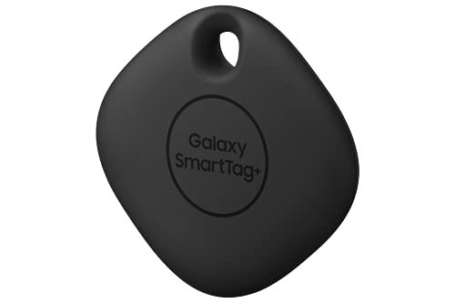 Samsung Galaxy SmartTag+ Plus, 1 Pack, Bluetooth Smart Home Accessory, Attachment to Locate Lost Items, Pair with Phones Android 11 or Higher (Black)
