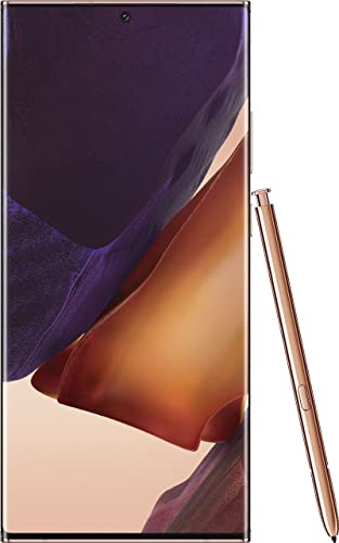 Samsung Electronics Galaxy Note 20 Ultra 5G N986U Android Cell Phone, US Version, 128GB of Storage, Mobile Gaming Smartphone, Long-Lasting Battery - T-Mobile Locked - (Renewed)